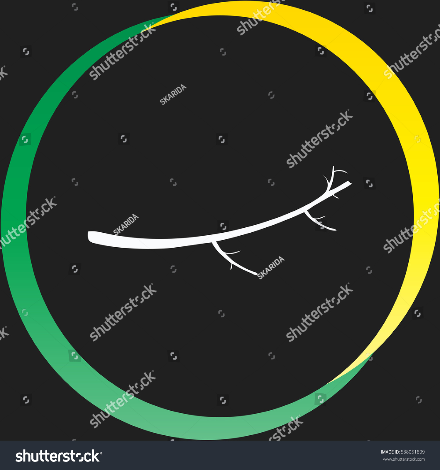 Tree Branch Vector Icon Stock Vector (Royalty Free) 588051809 ... Tree Branch Vector Icon Stock Vector (Royalty Free) 588051809 ...