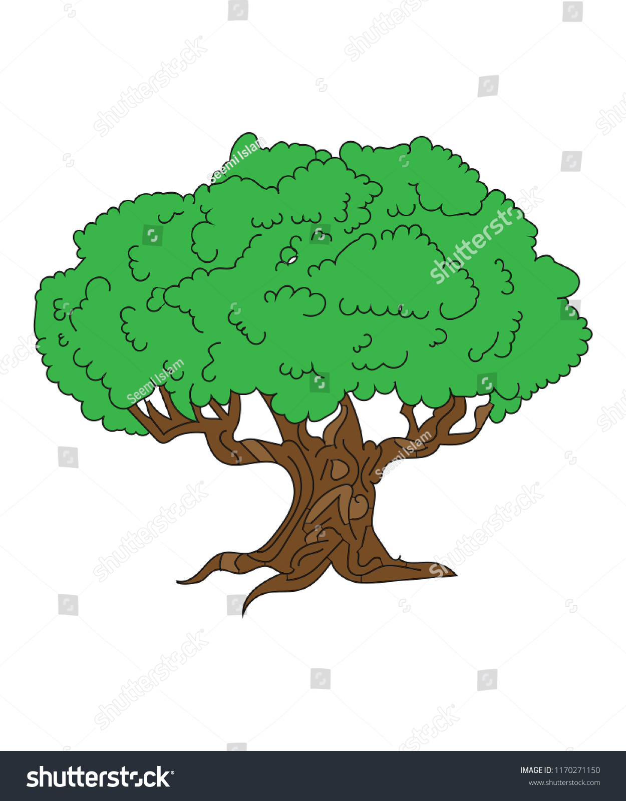 Tree Design Illustration Stock Vector (Royalty Free) 1170271150