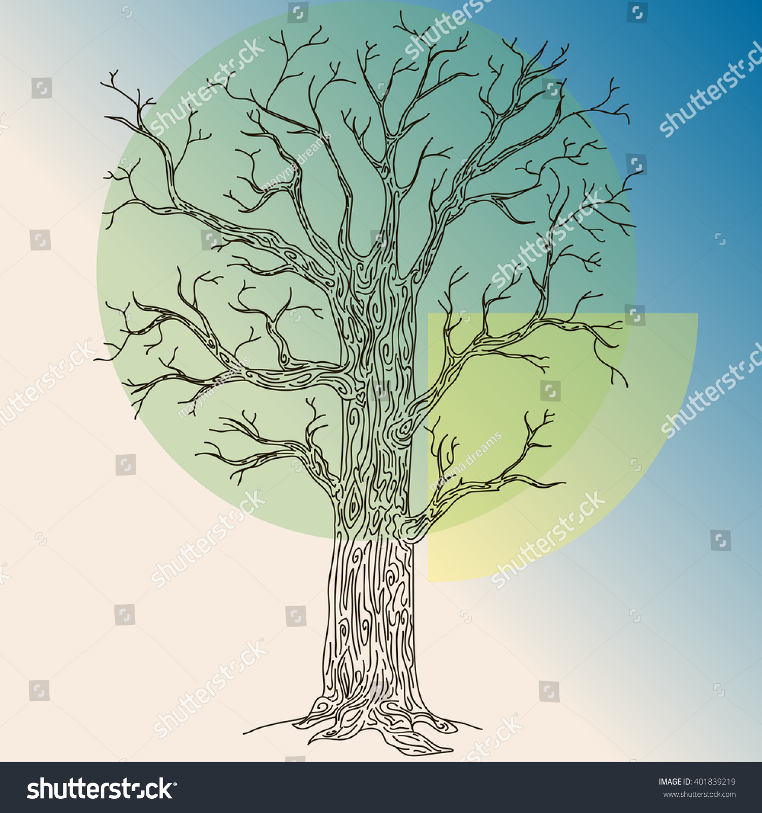 Tree Go Green Design Template Vector Stock Vector (Royalty Free ...