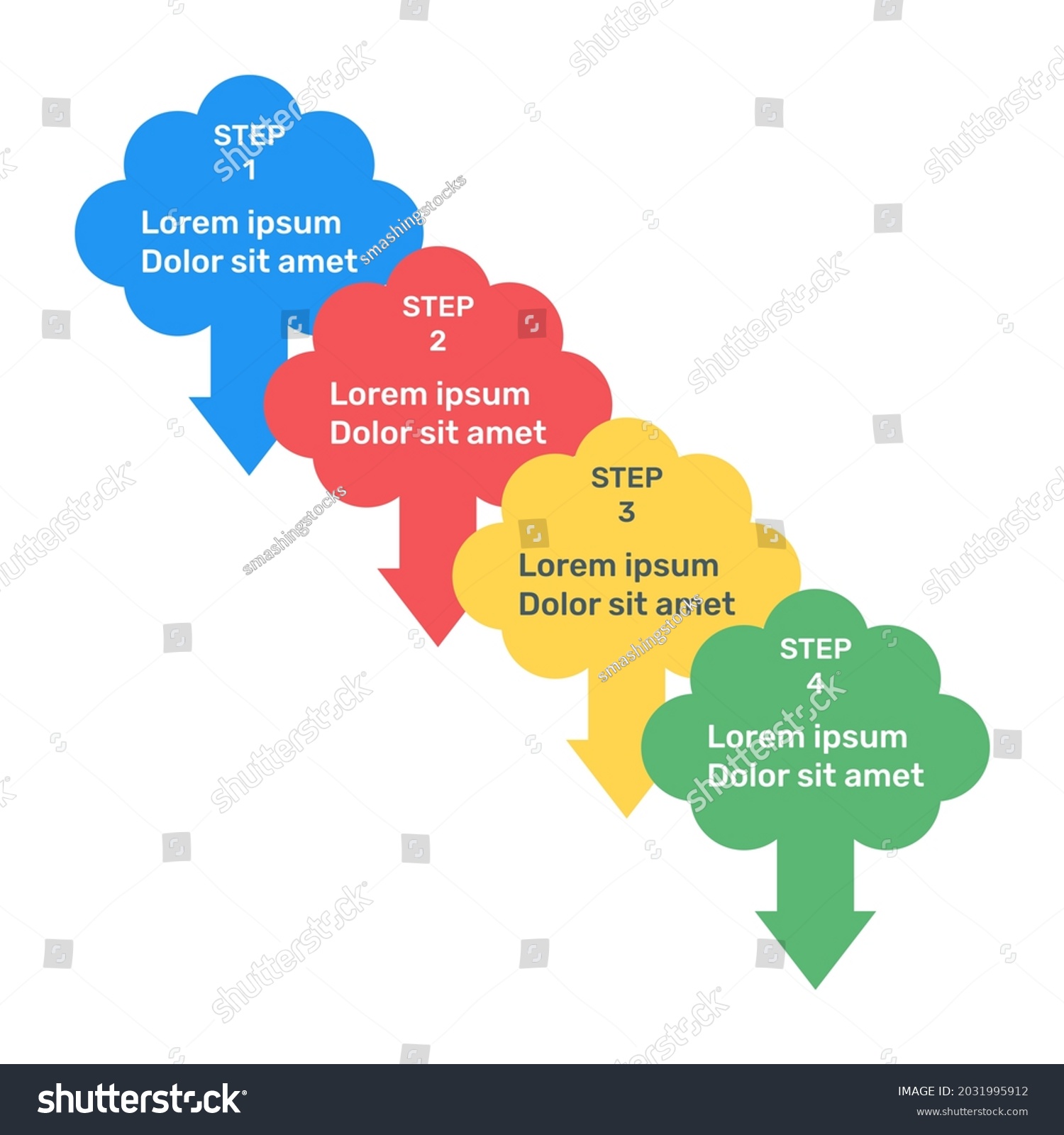 Tree Infographic Flat Icon Stock Vector (Royalty Free) 2031995912 ...