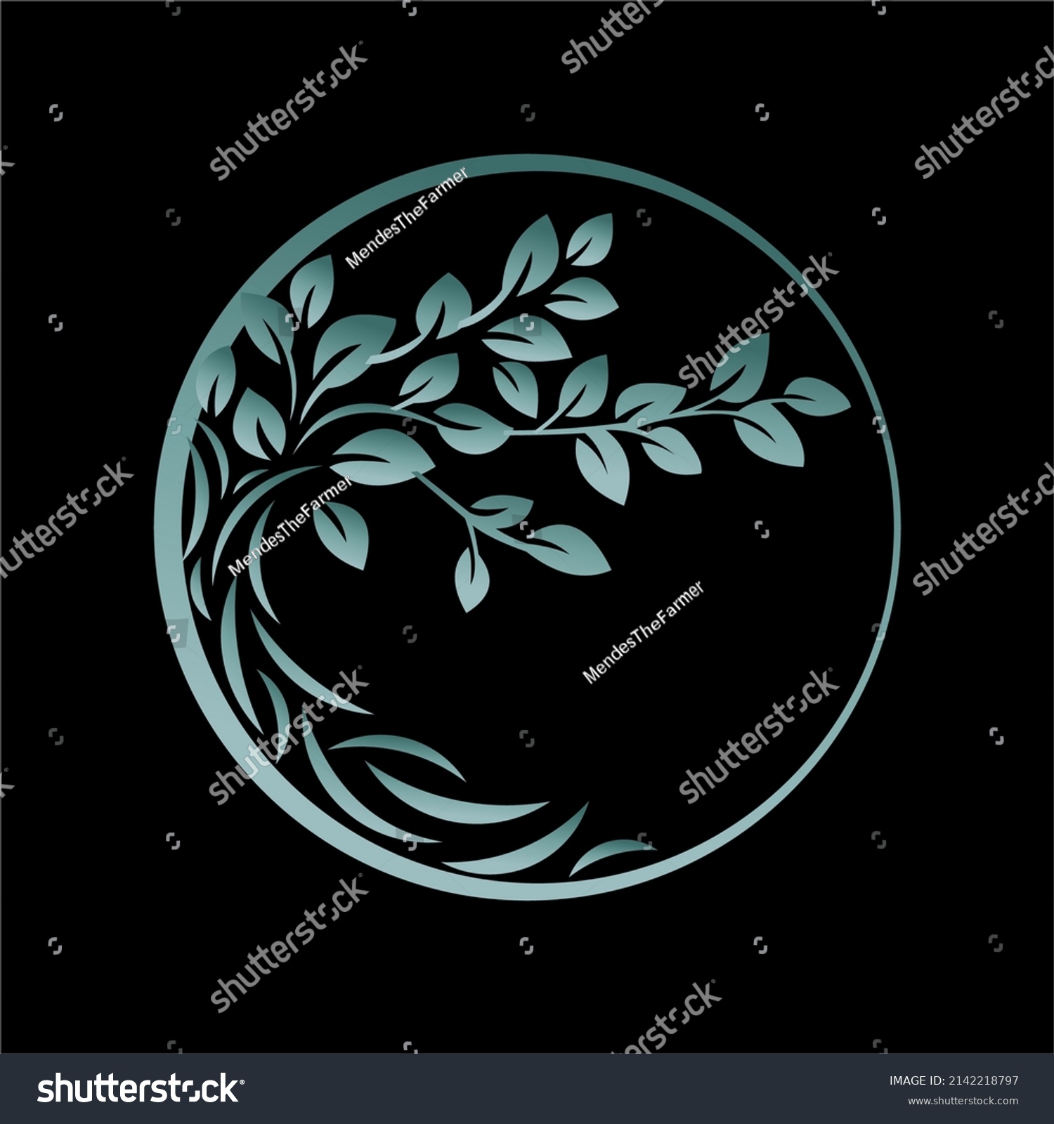 Tree Logo Simple Clean Stock Vector (Royalty Free) 2142218797 ...