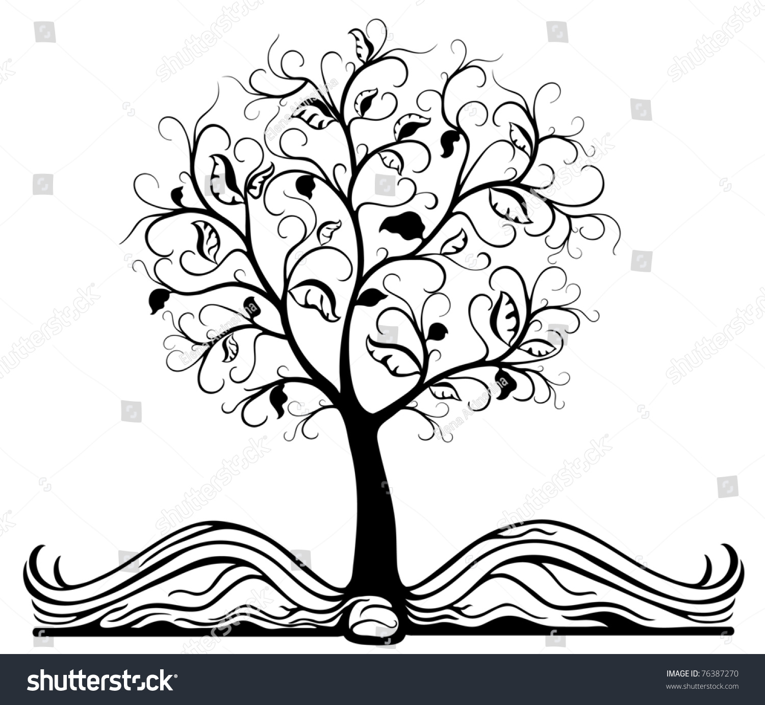 Tree Of Knowledge Drawing