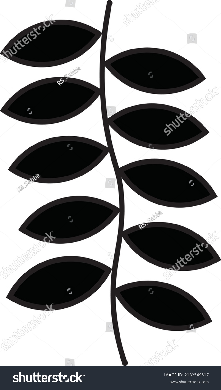 Tree Shape Vactor Designunique Vactor Logoillustration Stock Vector ...