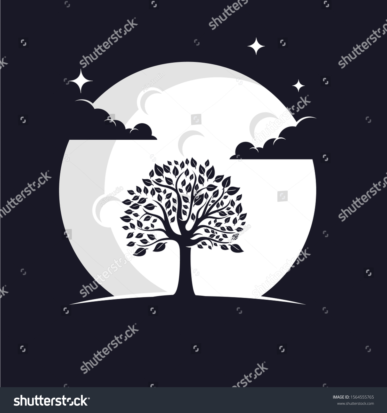 26,398 Moon tree leafs Images, Stock Photos & Vectors | Shutterstock
