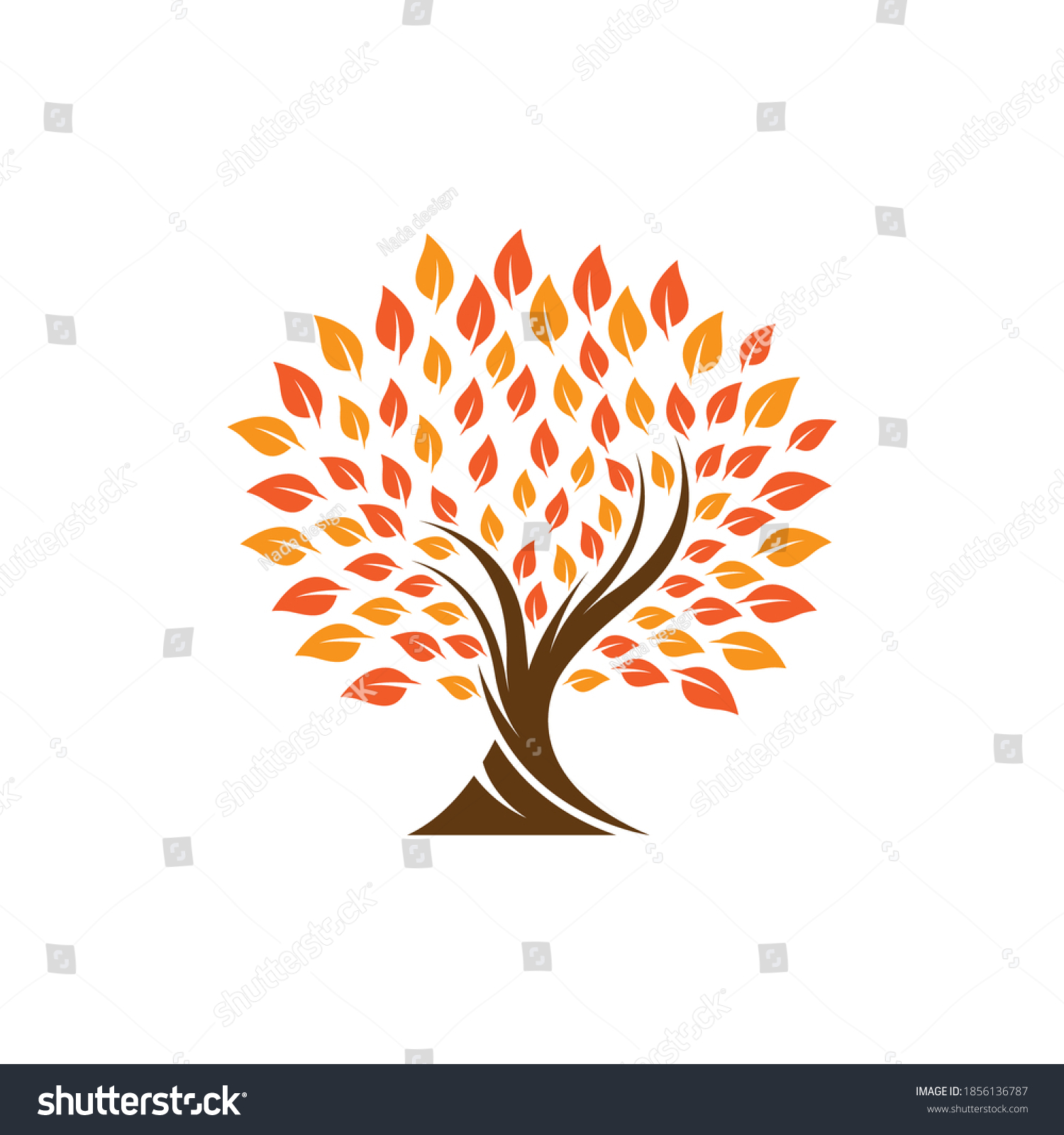 Tree Symbol Vector Illustration Design Stock Vector (Royalty Free ...