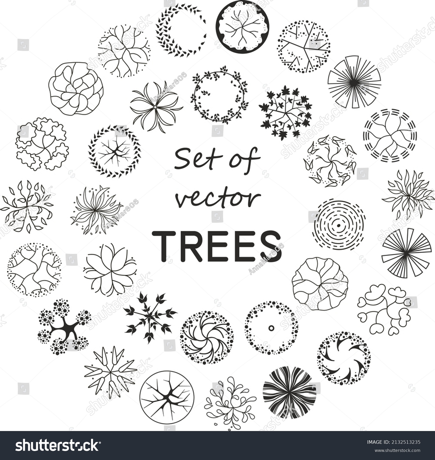 Trees Master Plan Tree Architectural Floor Stock Vector (Royalty Free ... Trees Master Plan Tree Architectural Floor Stock Vector (Royalty Free ...