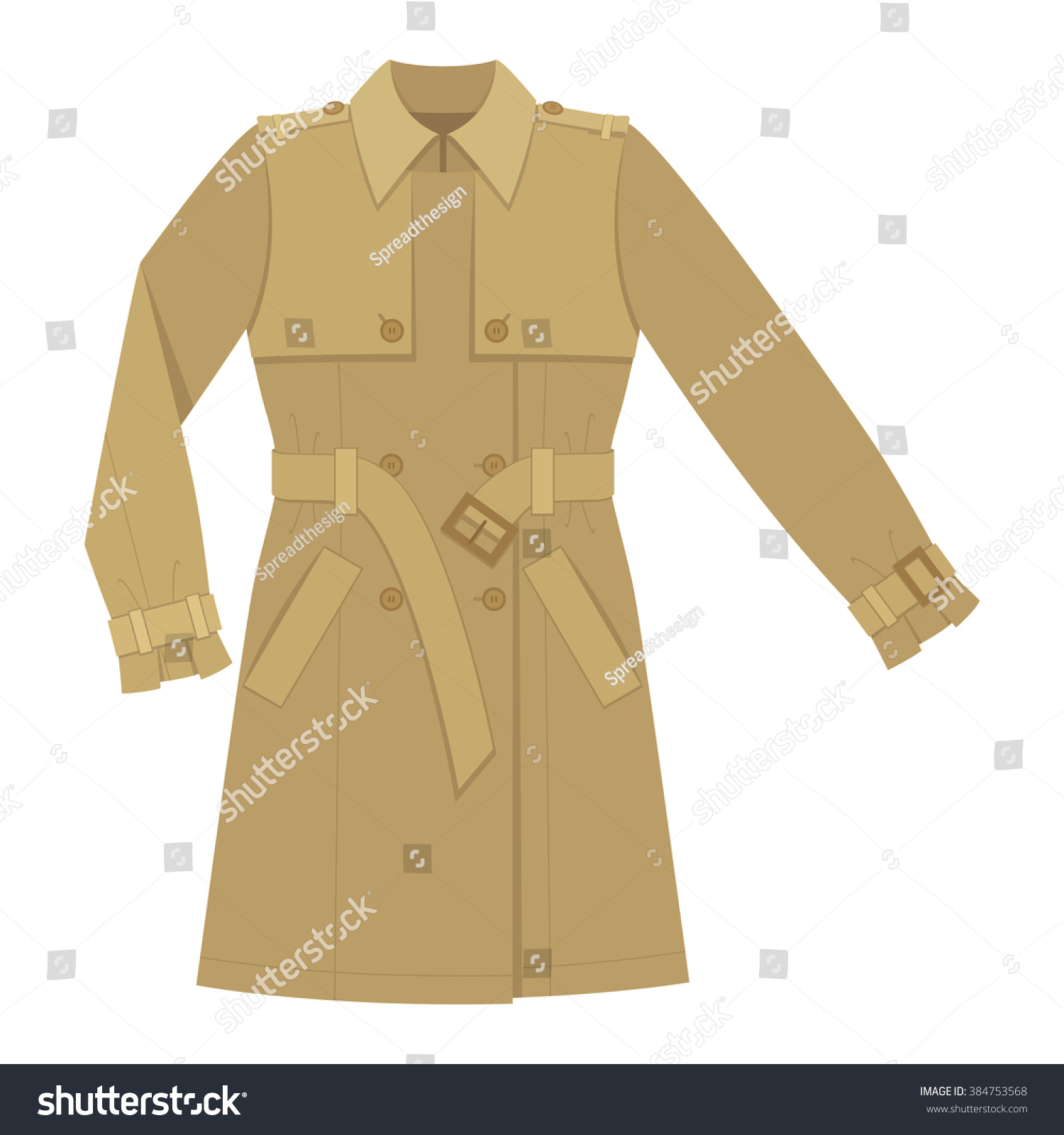 Trenchcoat Stock Vectors, Images & Vector Art | Shutterstock