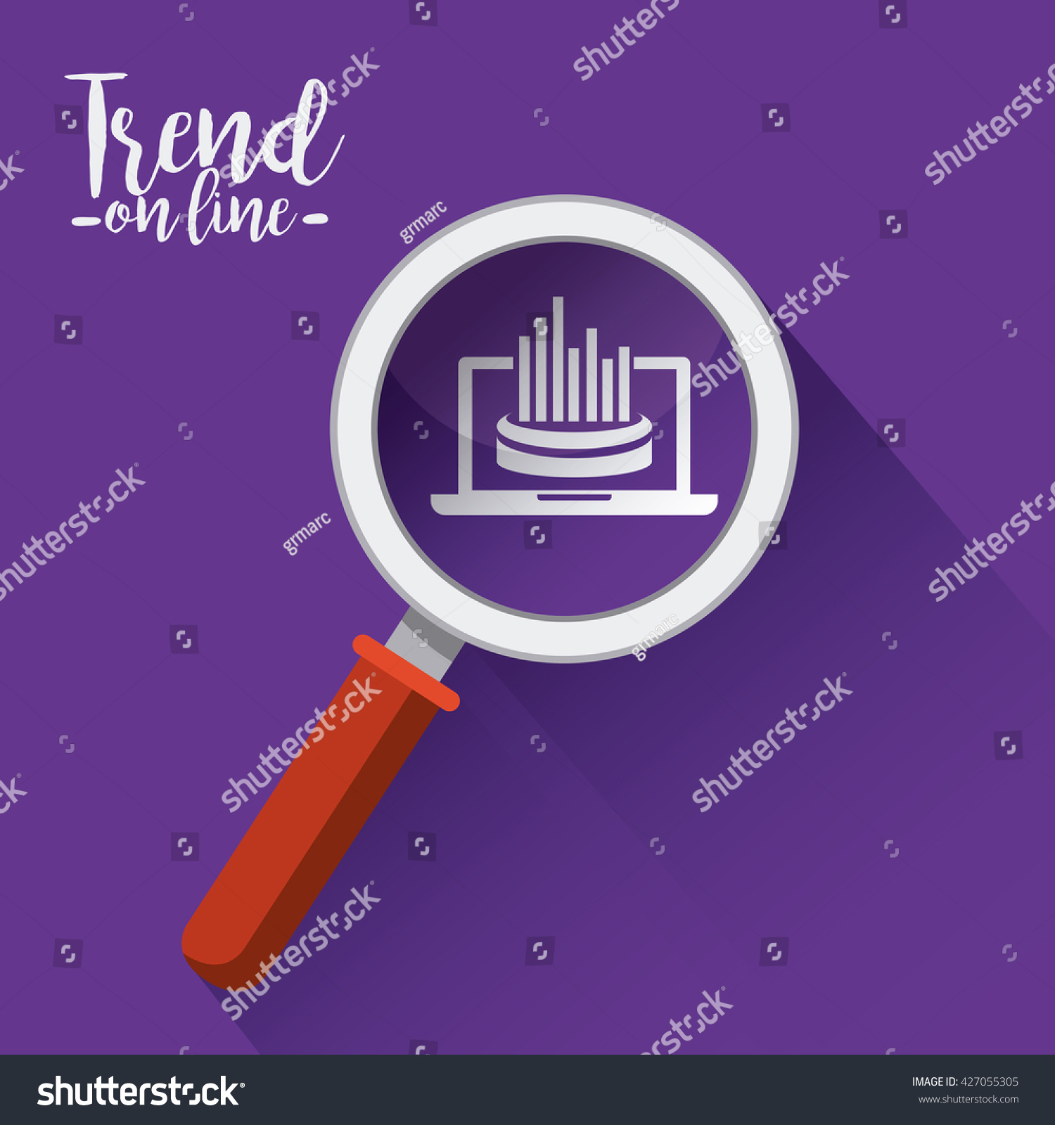 Trend Symbol Design Stock Vector (Royalty Free) 427055305 | Shutterstock