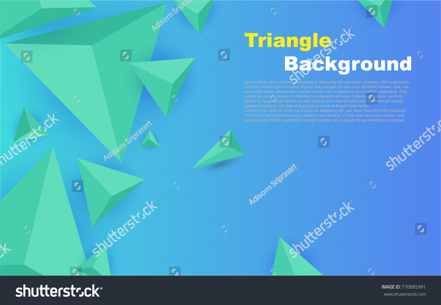 Triangle Abstract Backgroundmint Color Shade Background Stock Vector ... Triangle Abstract Backgroundmint Color Shade Background Stock Vector ...