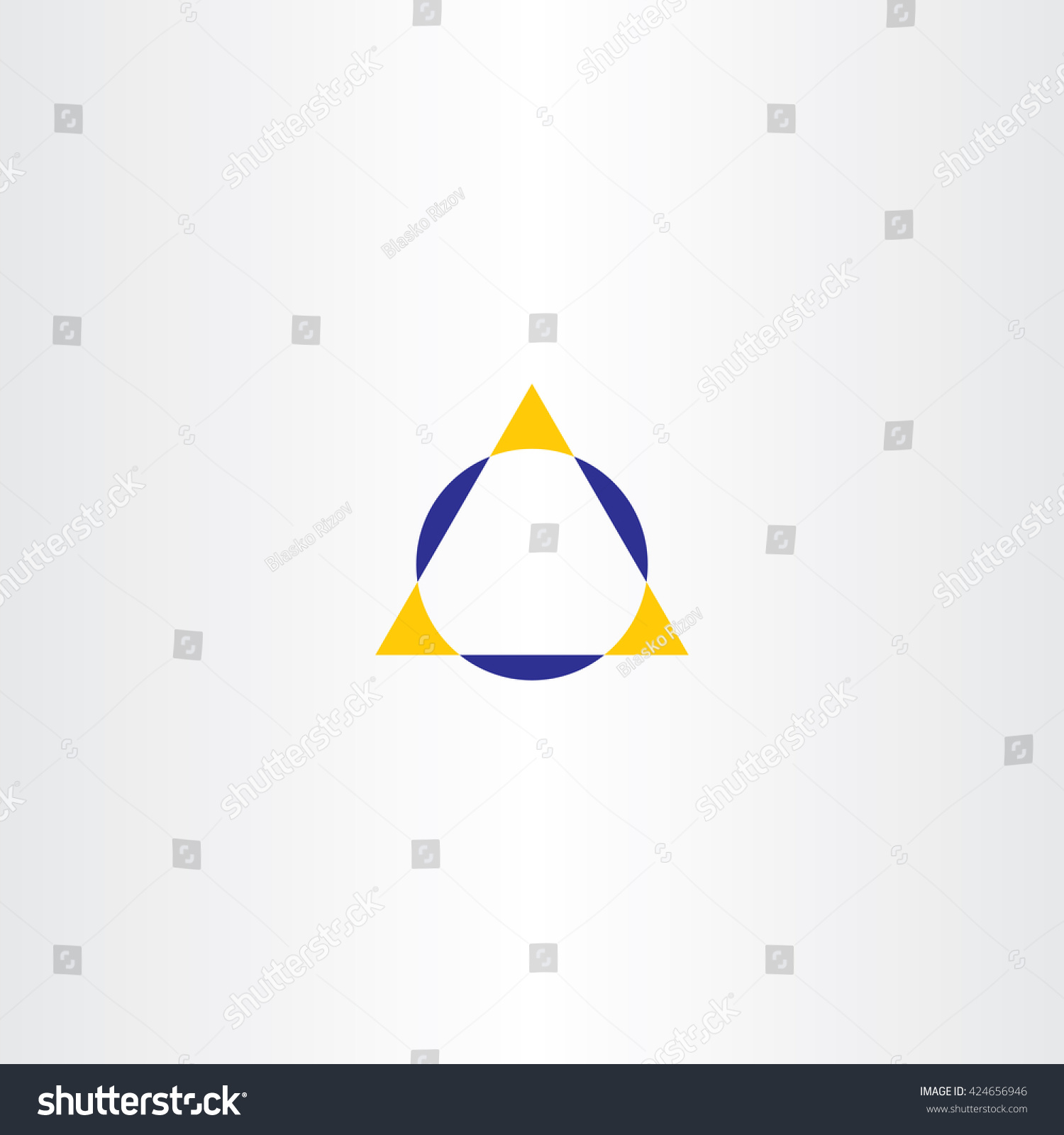 Circle In A Triangle Logo
