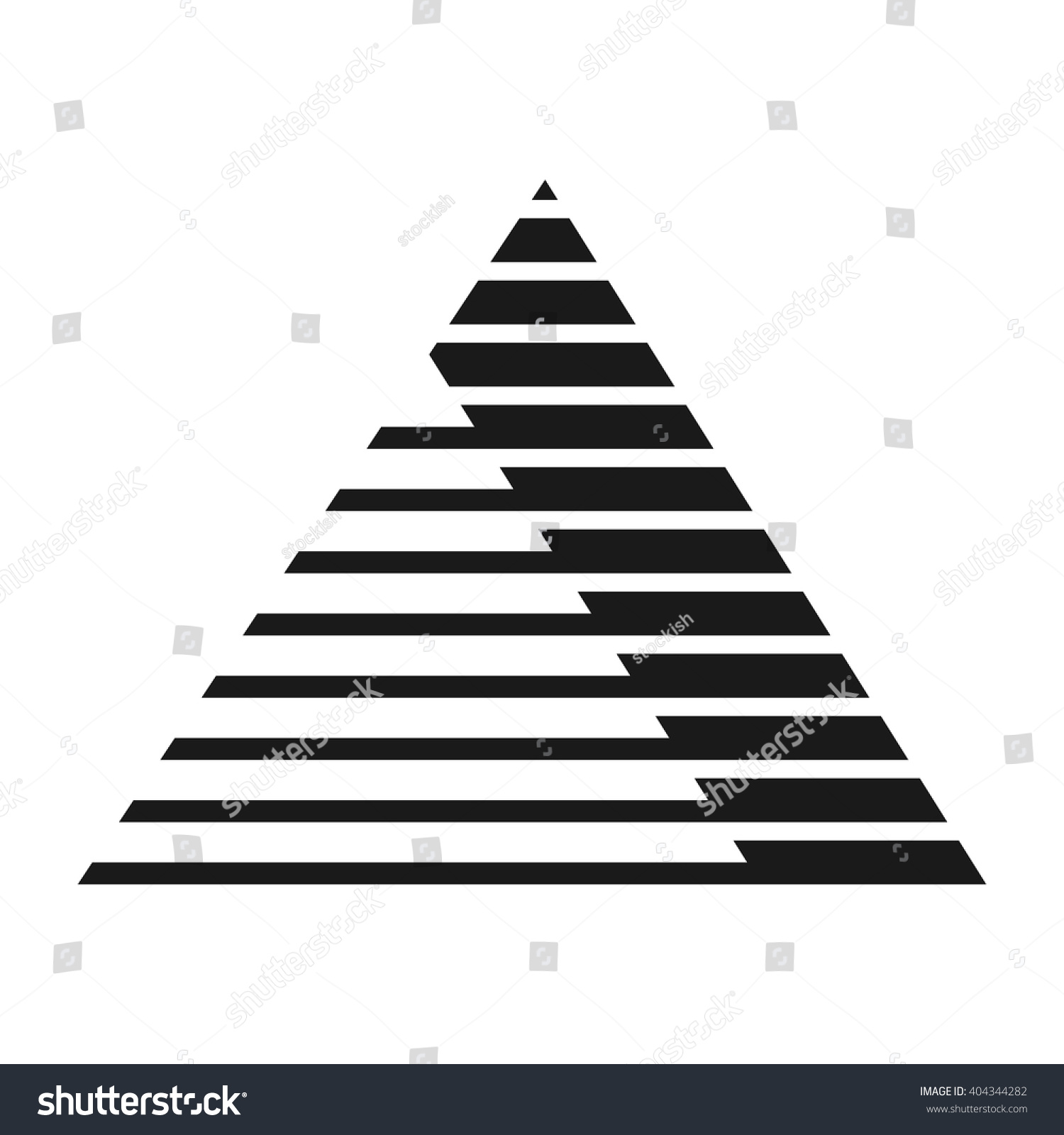 Triangle Letter Logo Vector Stock Vector (Royalty Free) 404344282 ...