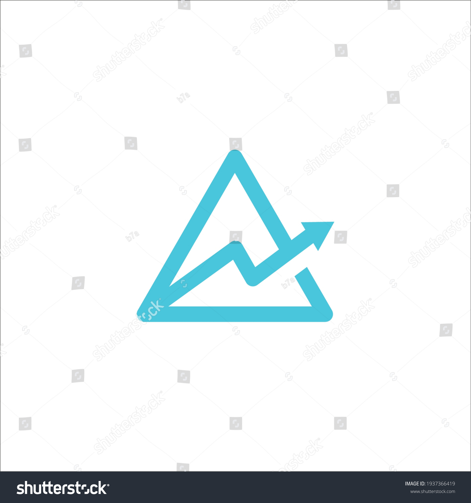 Triangle Arrow Logo Design Vector Sign Stock Vector (Royalty Free ...