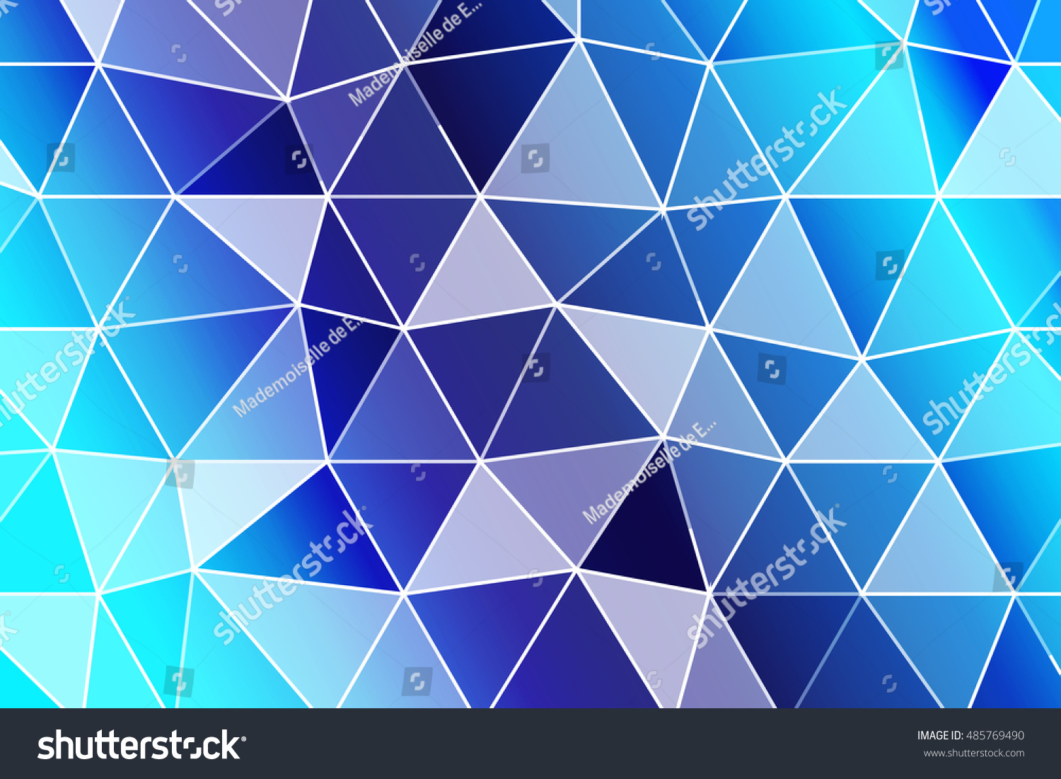 Triangle Background Blue Gradient Vector Illustration Stock Vector ...