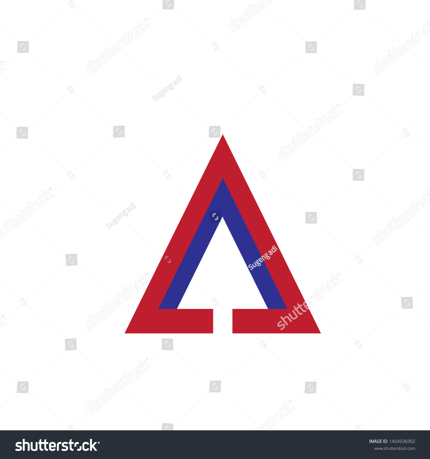 Triangle Company Icon Vector Logo Template Stock Vector (Royalty Free ...