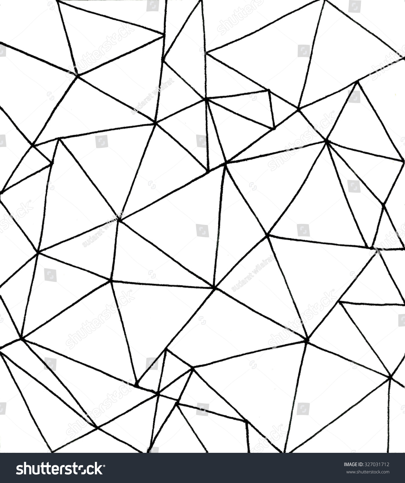 Vektor Stok Triangle Drawing Vector Triangle Backgrounds Triangle ...