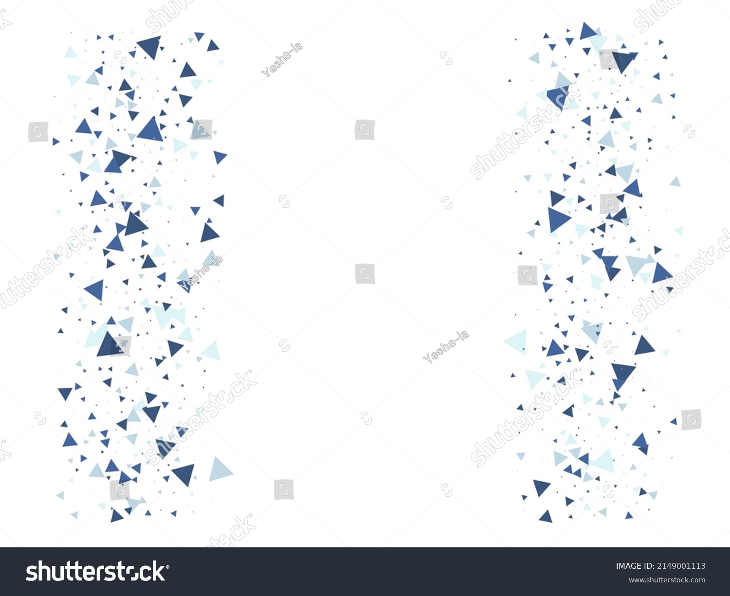 Triangle Explosion Confetti Broken Glass Explosive Stock Vector ...