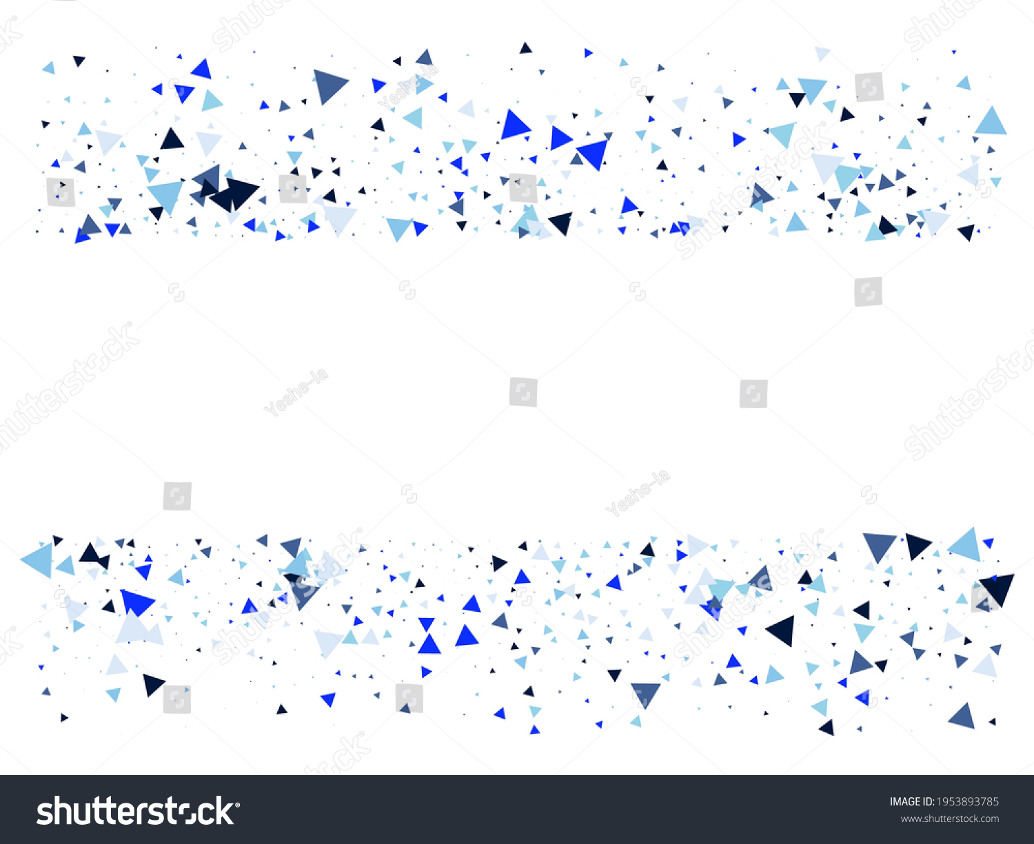 Triangle Explosion Confetti Exploded Star Design Stock Vector (Royalty ...