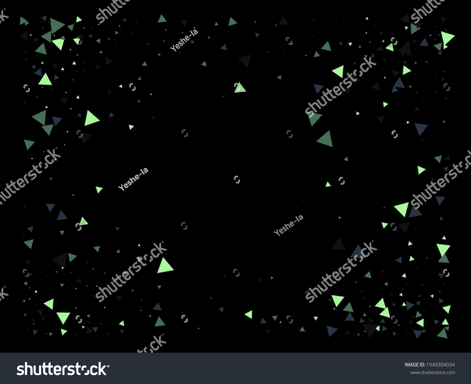 Triangle Explosion Confetti Exploded Star Graphic Stock Vector (Royalty ...