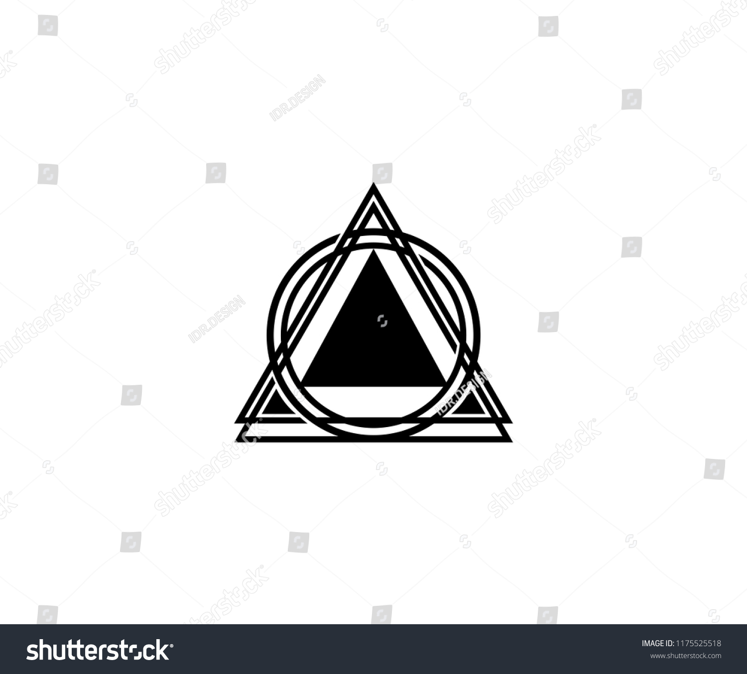 Triangle Linked Circle Monogram Logo Stock Vector (Royalty Free ...