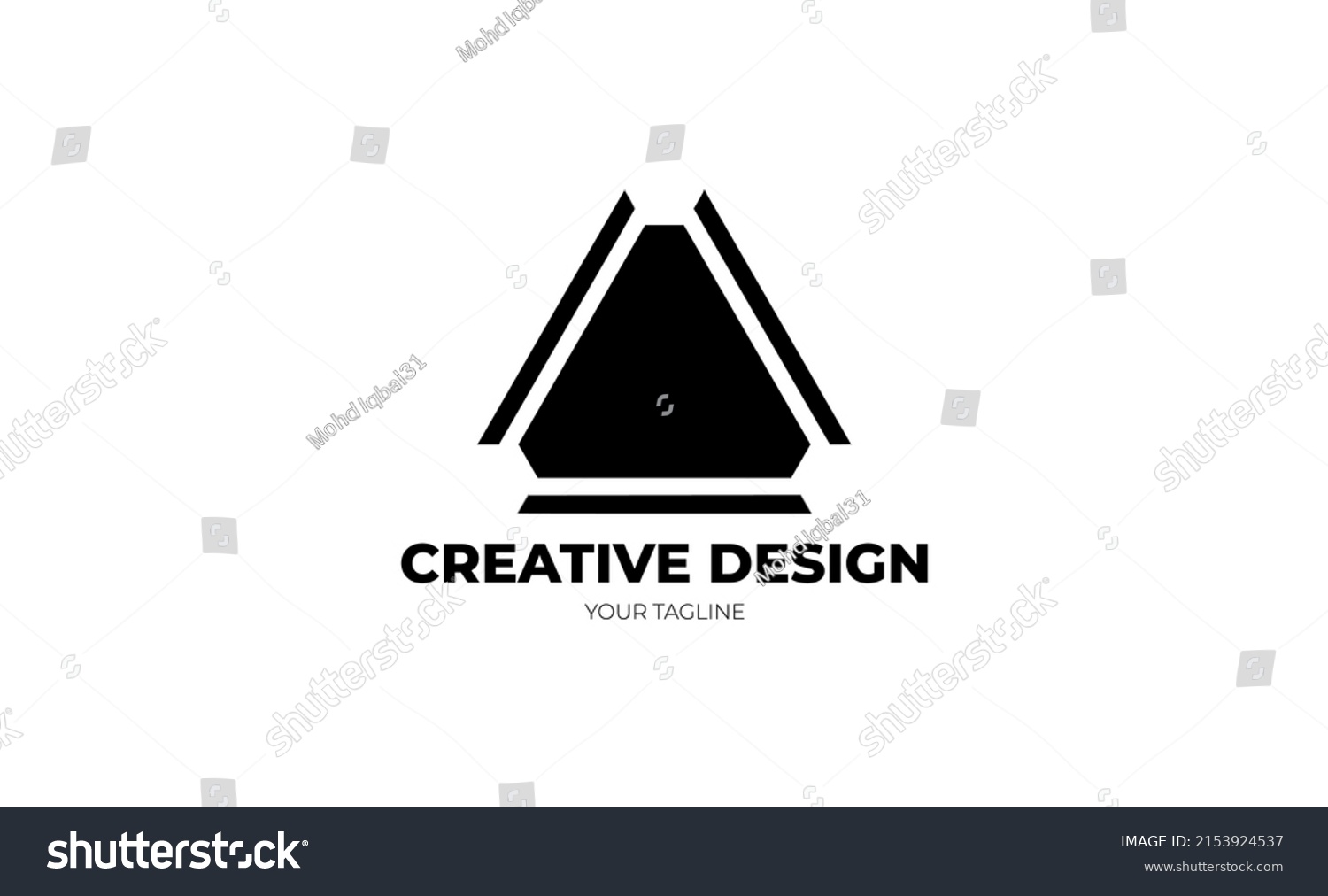 Triangle Logo Can Be Used Software Stock Vector (Royalty Free ...