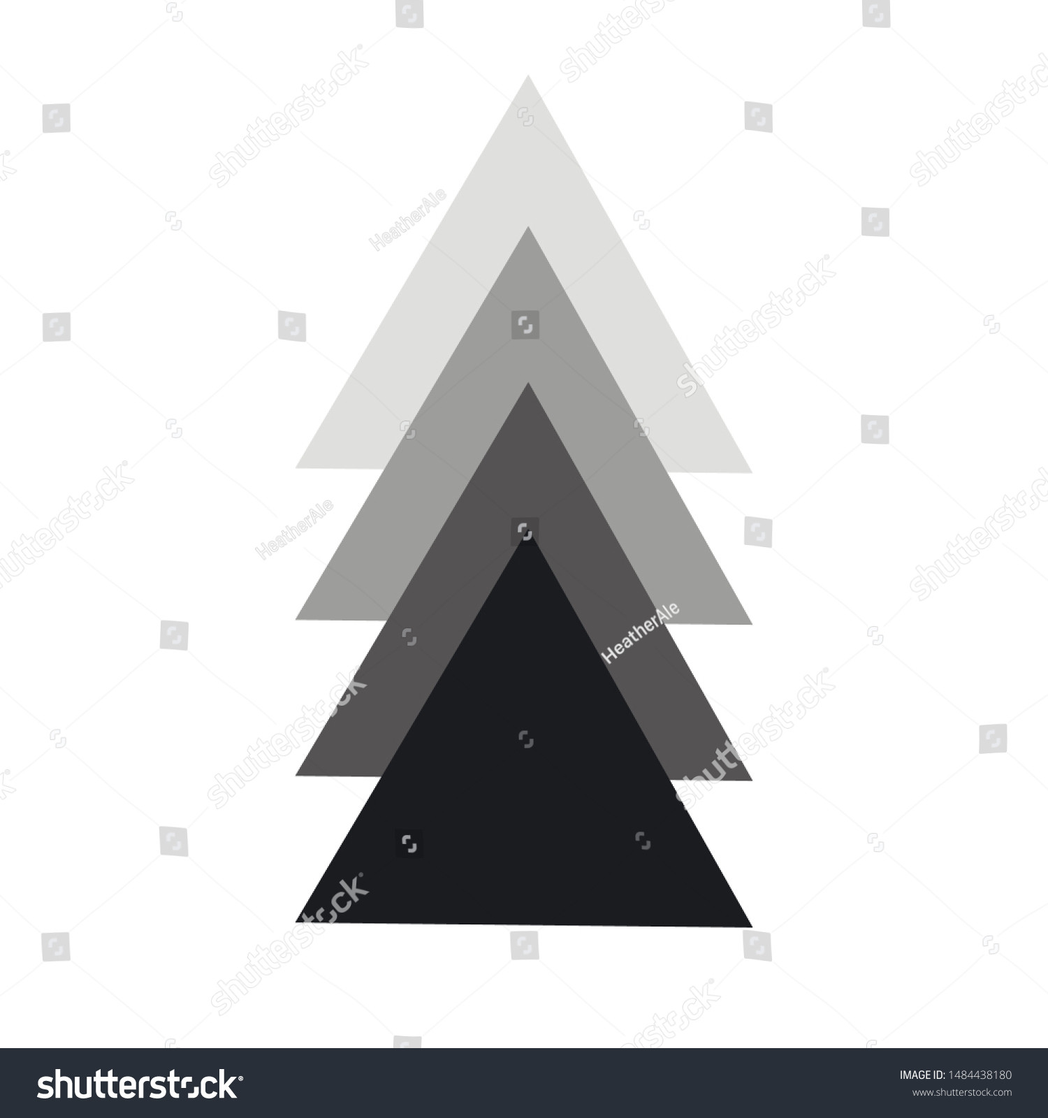 Triangle Logo Vector Illustration Artwork Print: เวกเตอร์สต็อก (ปลอดค่า ...