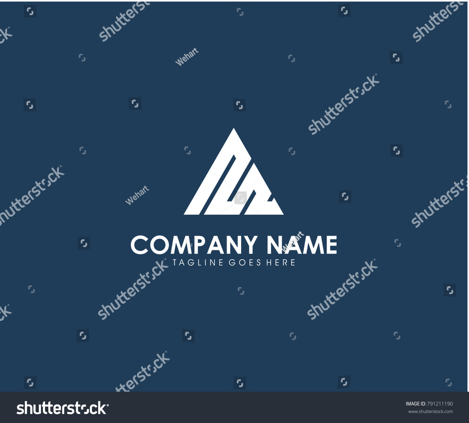 Triangle Modern Abstract Logo Design Stock Vector (Royalty Free ...