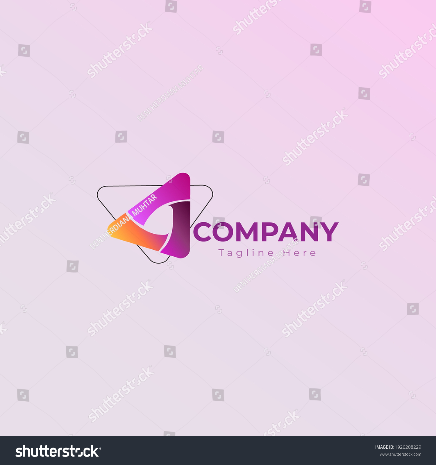Triangle Shape Logo Design Abstract Logo Stock Vector (Royalty Free ...