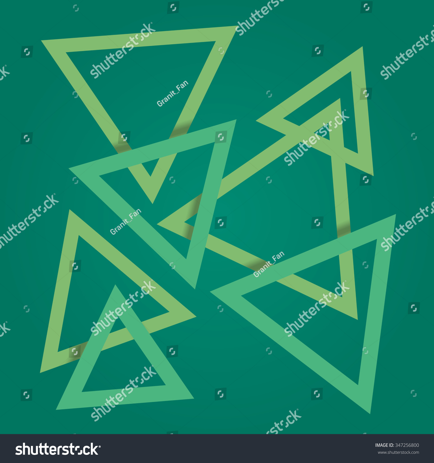 Triangles Background Abstract Crossing 3d On Stock Vector (Royalty Free ...