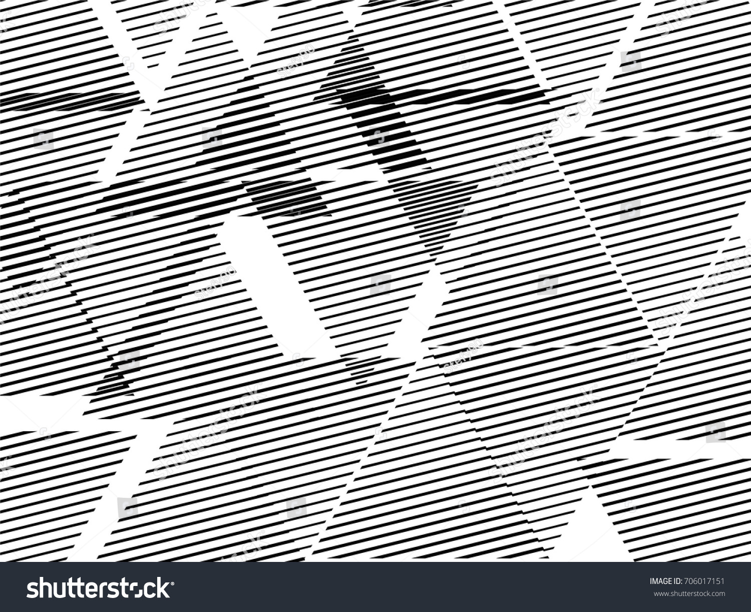 Triangles Unusual Poster Design Black Vector Stock Vector (Royalty Free ...