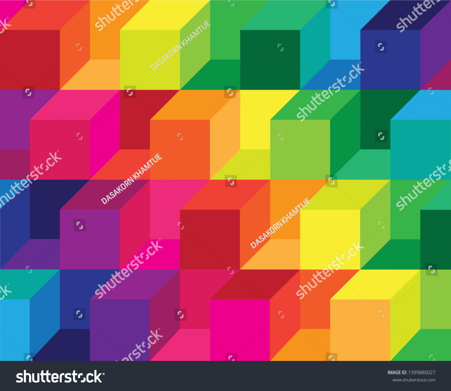 Triangular Pattern Colorful Squares Vector Files Stock Vector (Royalty ...