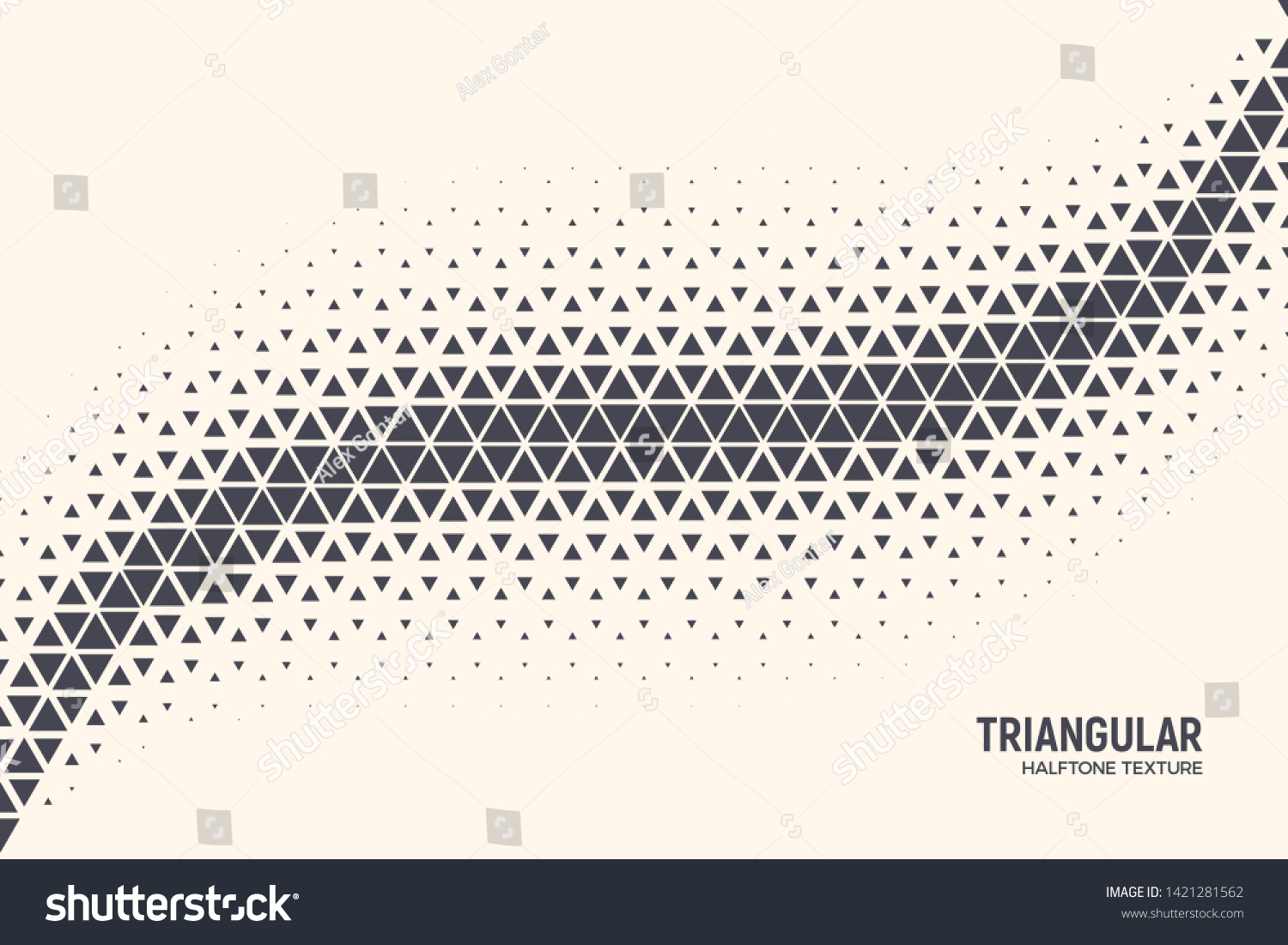 Triangular Shapes Vector Abstract Geometric Technology Stock Vector ...