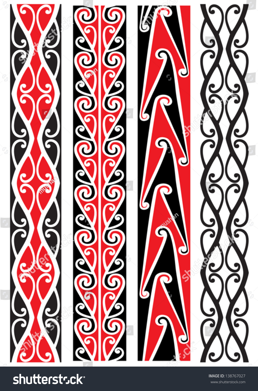 Tribal Art Stock Vector (Royalty Free) 138767027