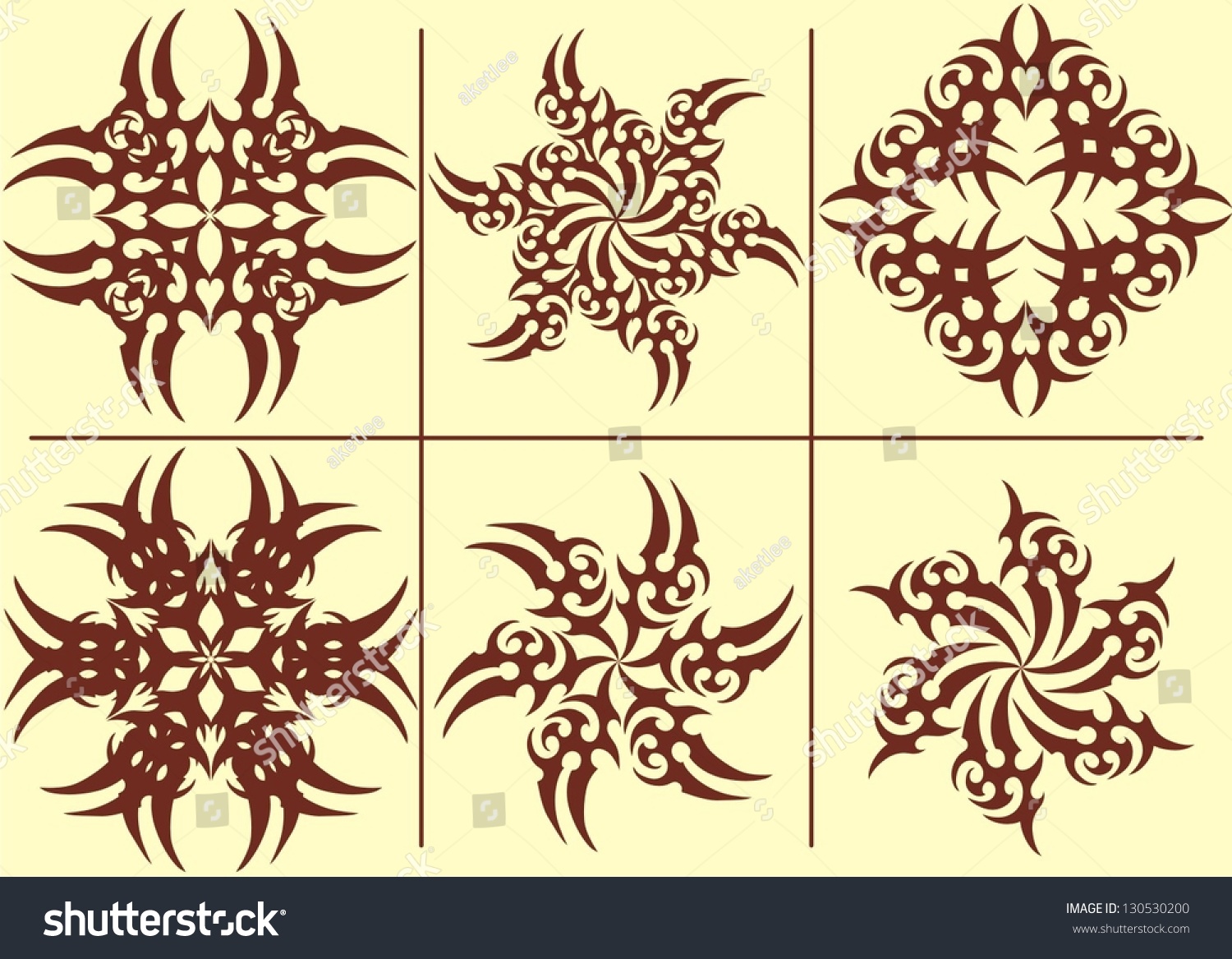 Tribal Design Stock Vector (Royalty Free) 130530200 | Shutterstock