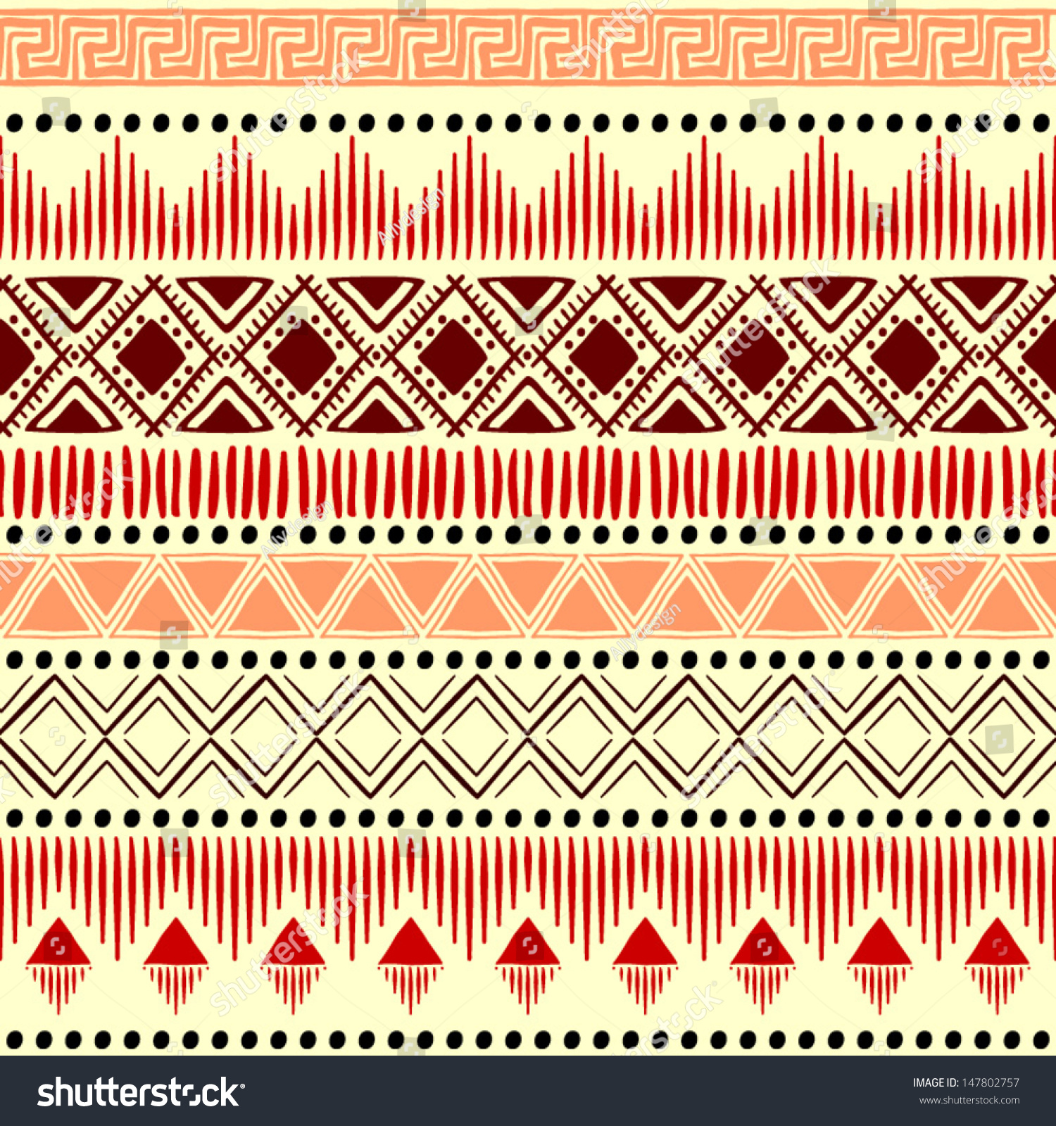 Tribal Ethnic Background Vector: เวกเตอร์สต็อก (ปลอดค่าลิขสิทธิ์ ...