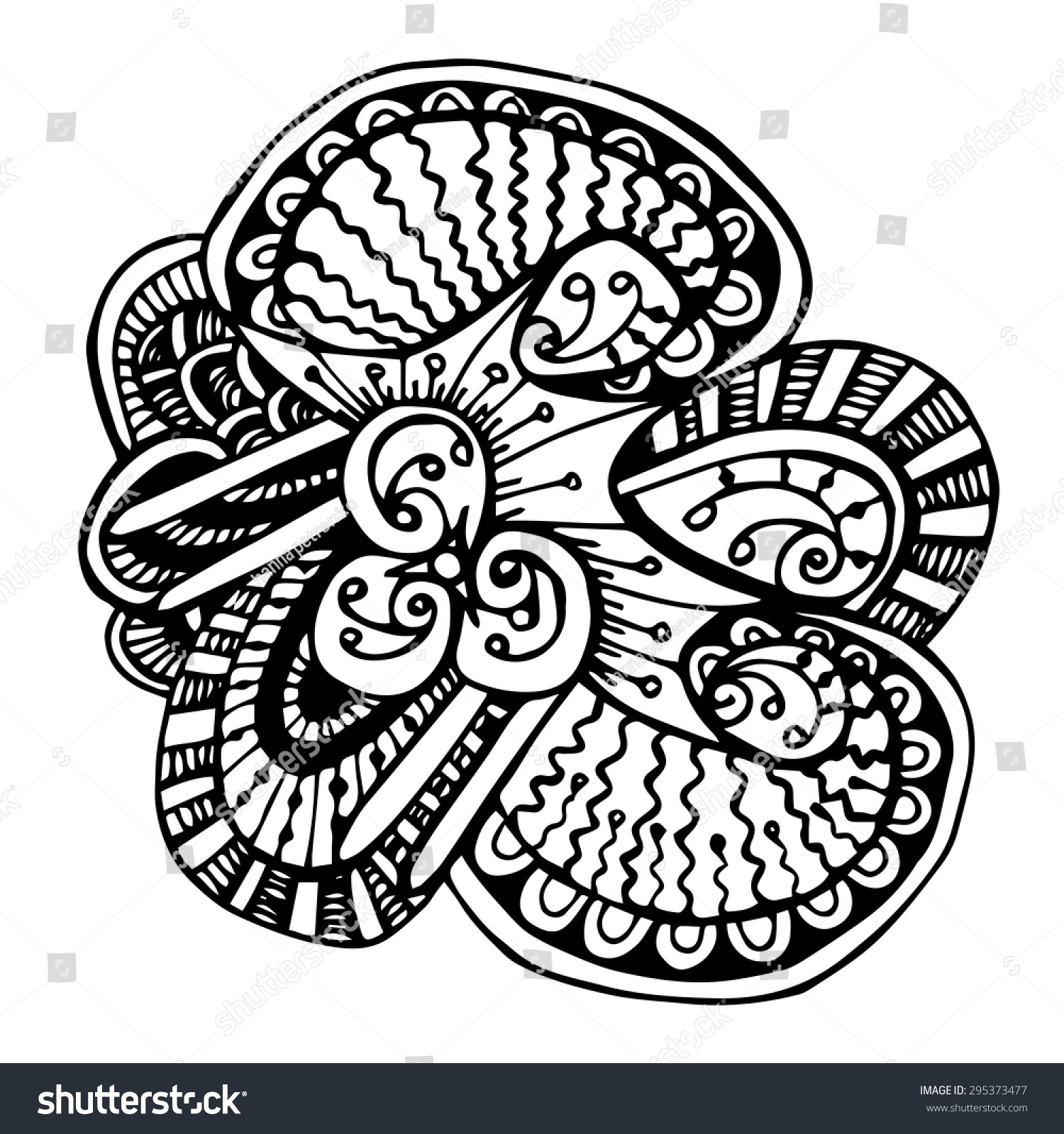 Tribal Ethnic Lace Pattern Design Element Stock Vector (Royalty Free ...