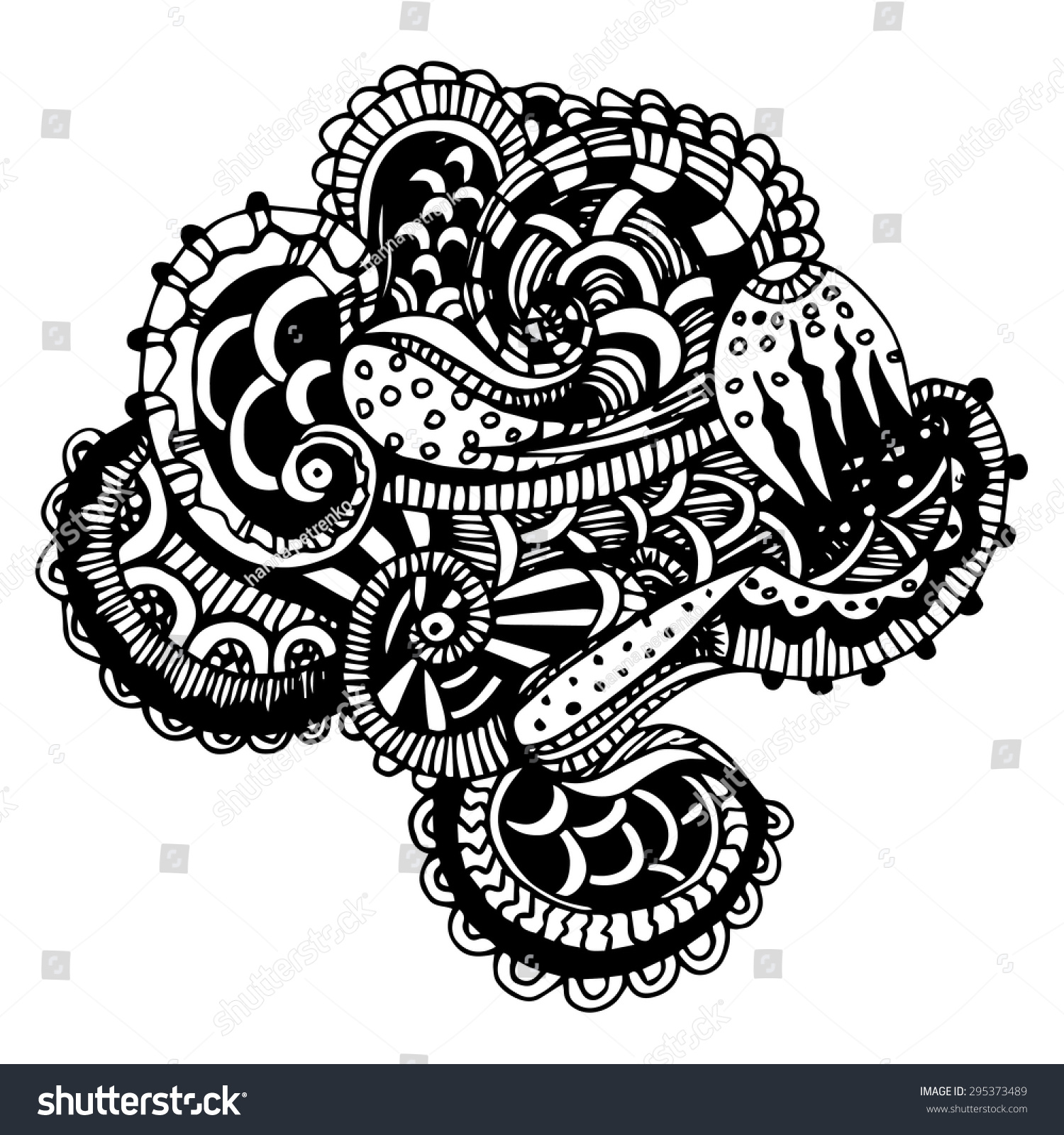 Tribal Ethnic Lace Pattern Design Element Stock Vector (Royalty Free ...