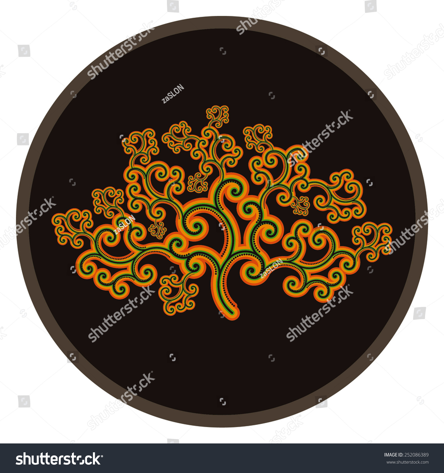Tribal Ethnic Tree Stock Vector (Royalty Free) 252086389 | Shutterstock