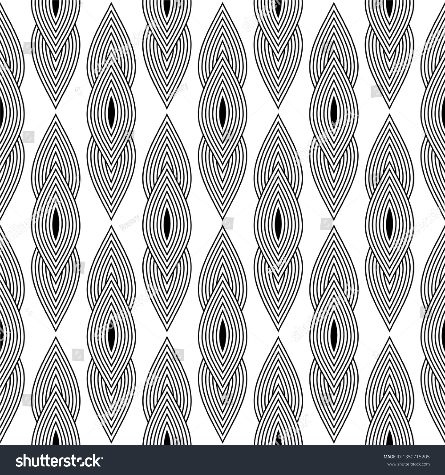 Tribal Shield Geometric Seamless Pattern Design Stock Vector (Royalty ...