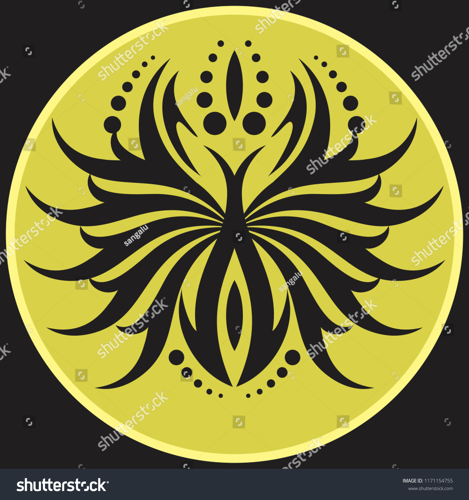Tribal Vector Art Stock Vector (Royalty Free) 1171154755 | Shutterstock