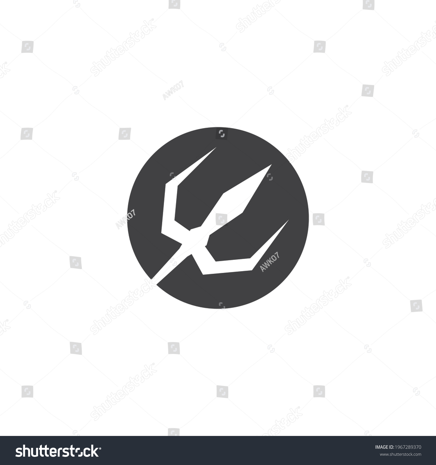 Trident Devil Logo Vector Design Stock Vector (Royalty Free) 1967289370 ...