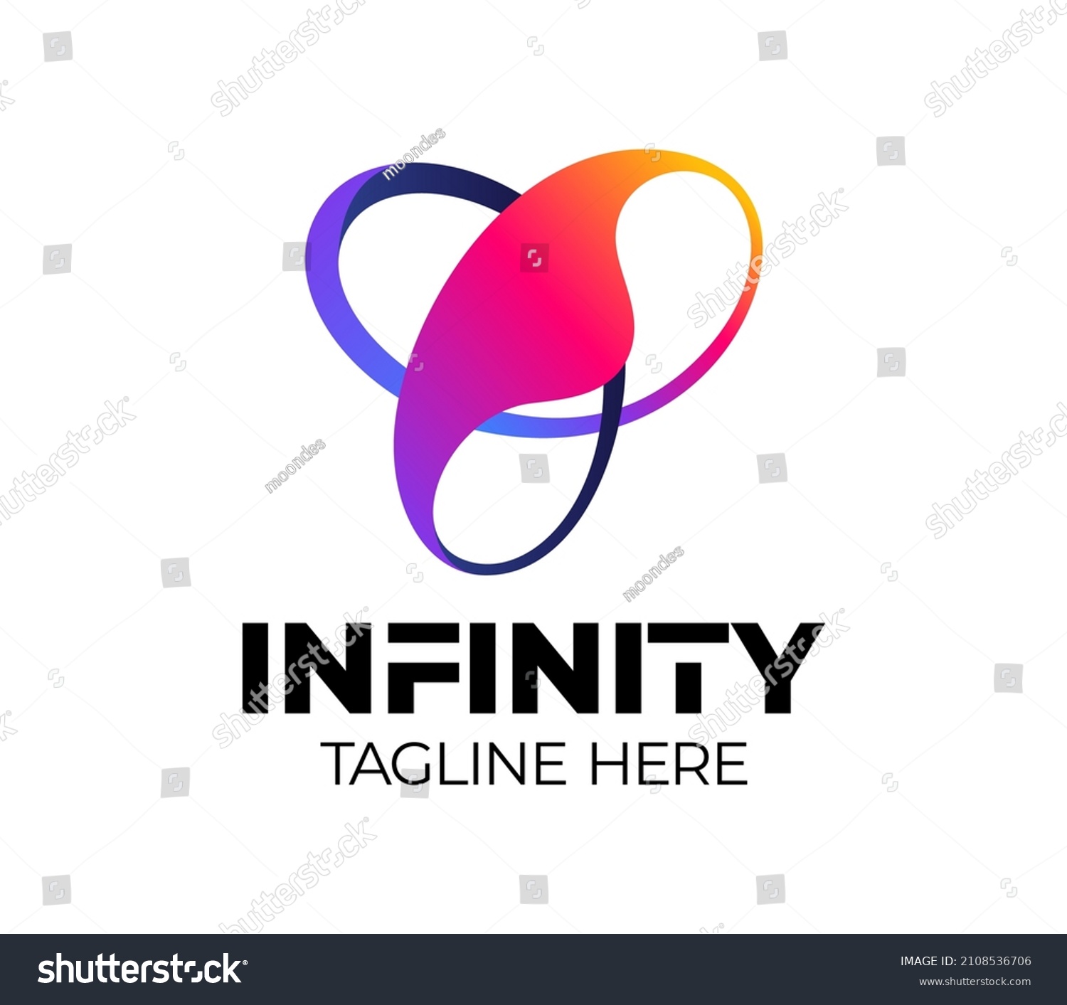Trinity Infinity Logo Vector Triple Knot Stock Vector (Royalty Free ...