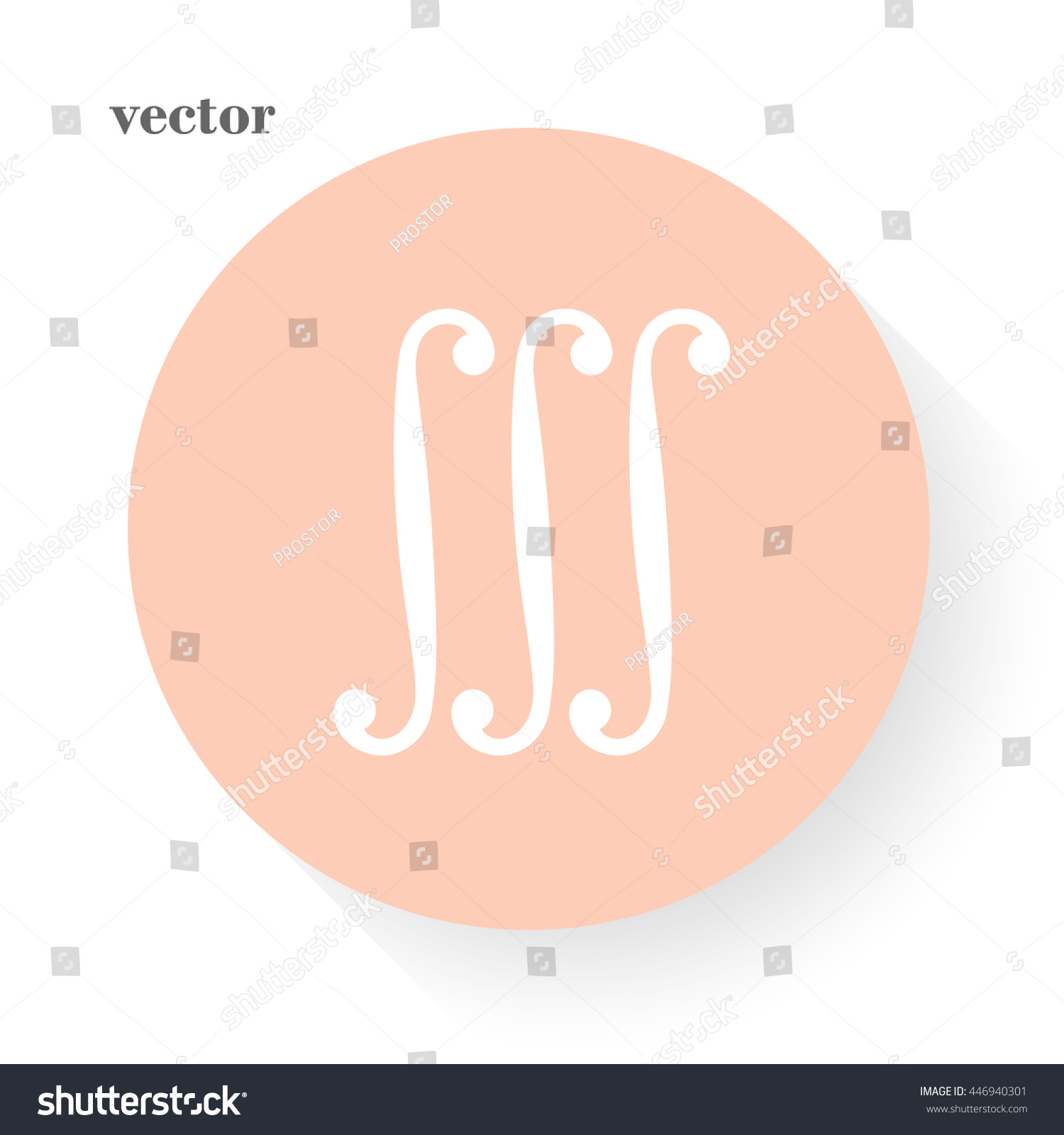 Triple Integral Mathematical Signs Stock Vector (Royalty Free ...