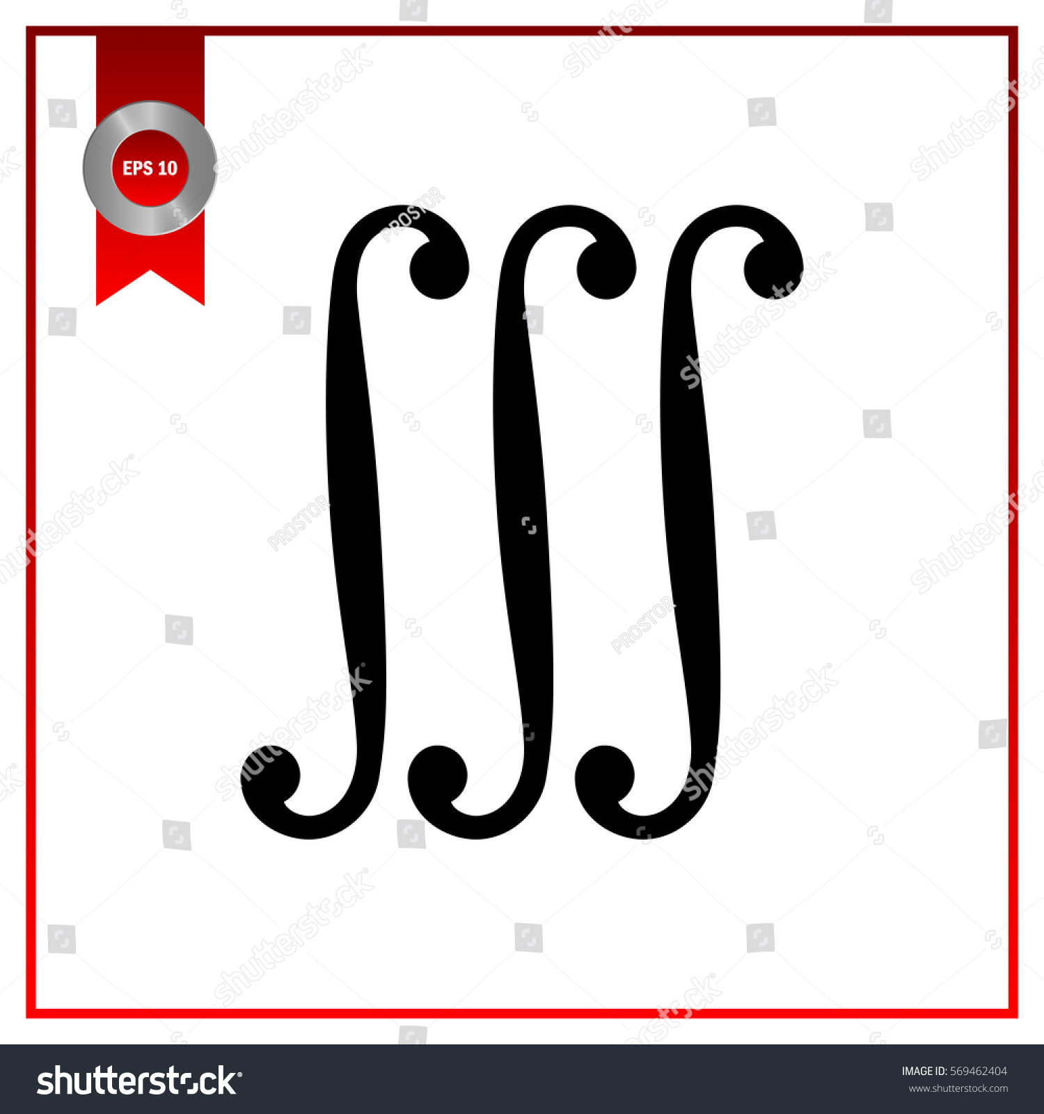 Triple Integral Mathematical Signs Stock Vector (Royalty Free) 569462404