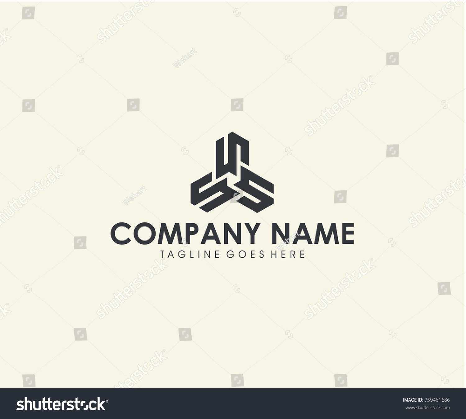 Triple S Logo Design Stock Vector (Royalty Free) 759461686 | Shutterstock