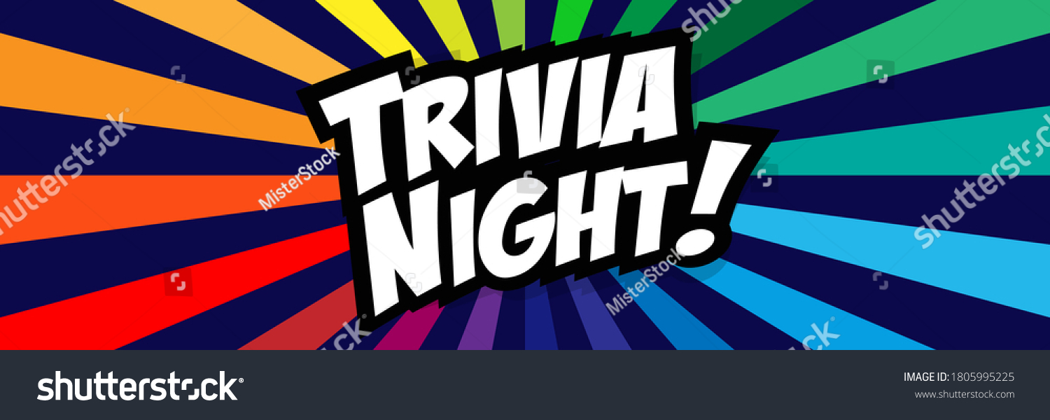 Trivia Night On Multicolor Background Stock Vector (Royalty Free ...