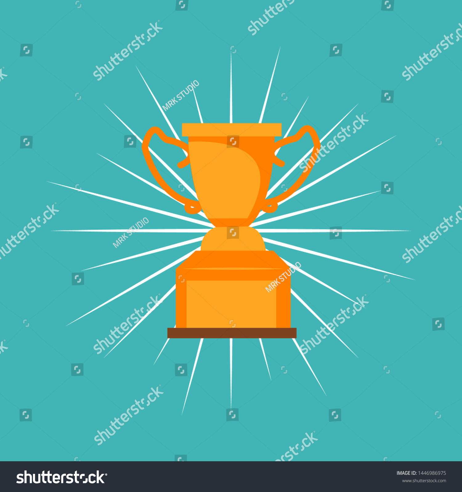 Trofi Vector Burst Design Background Stock Vector (Royalty Free) 1446986975