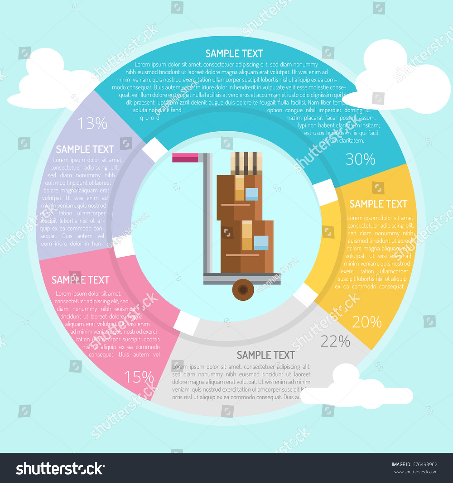 Trolley Infographic Stock Vector (Royalty Free) 676493962 | Shutterstock