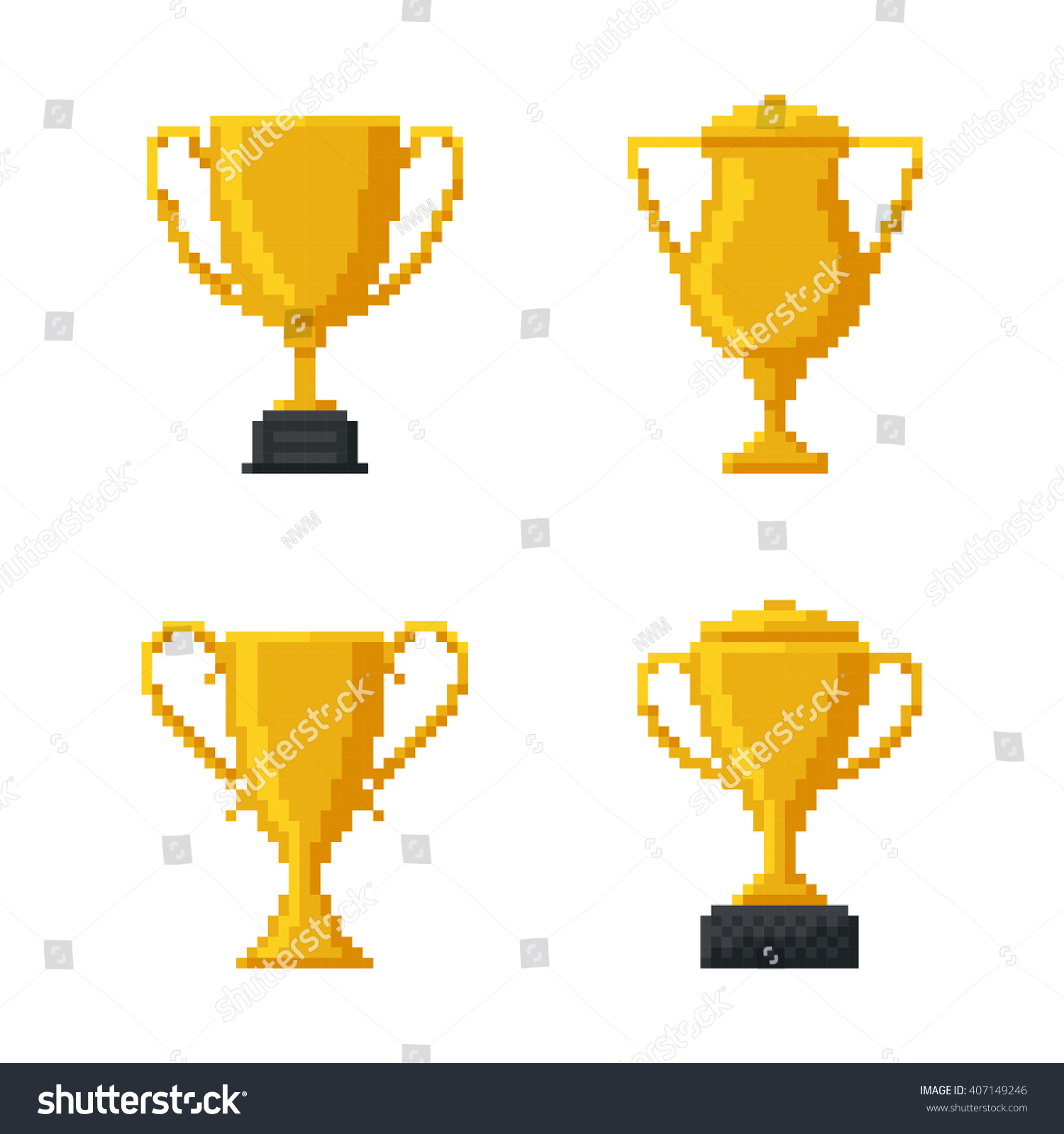 619 8 bit trophy Images, Stock Photos & Vectors | Shutterstock