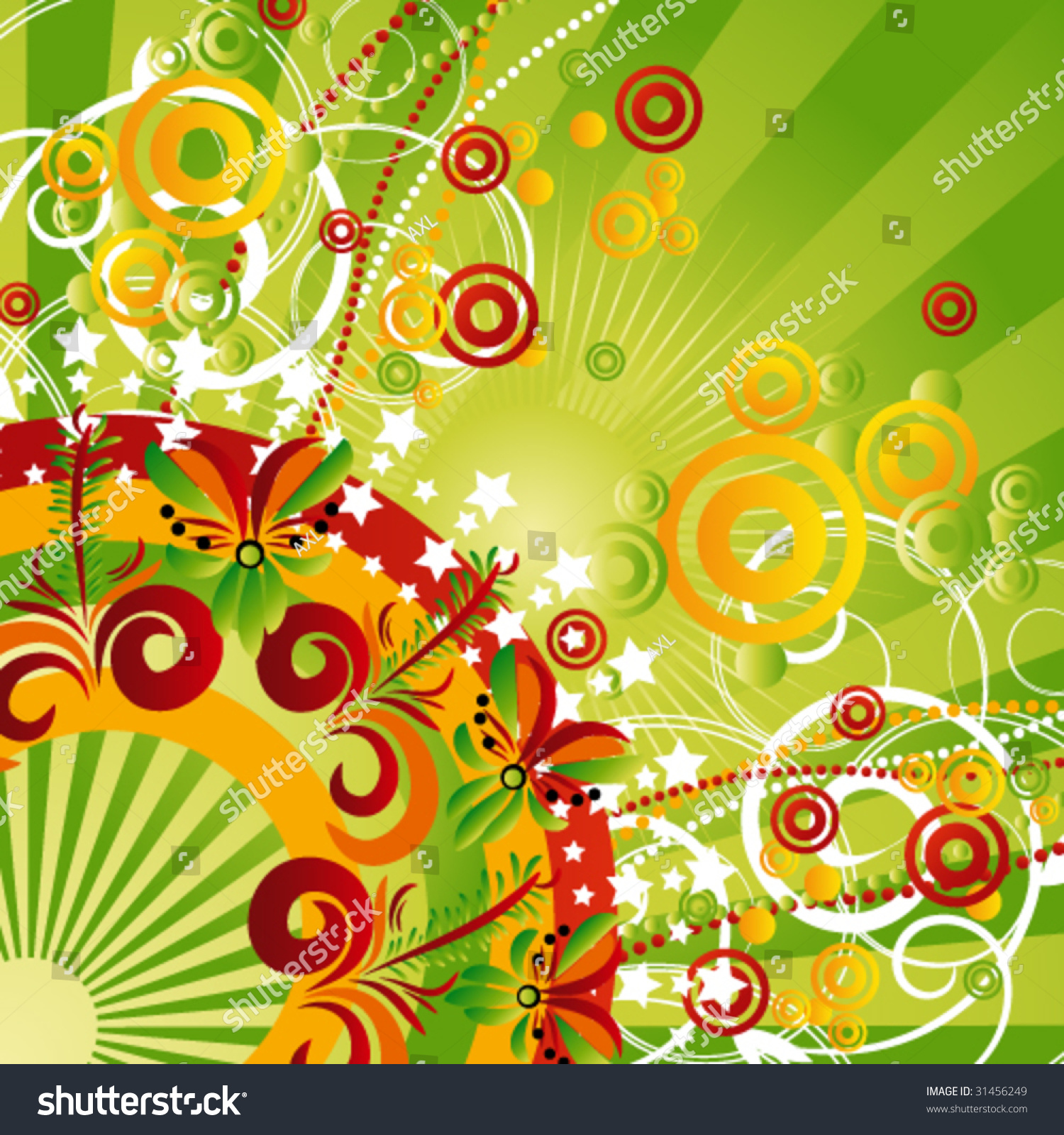 Tropical Mix Stock Vector (Royalty Free) 31456249 | Shutterstock