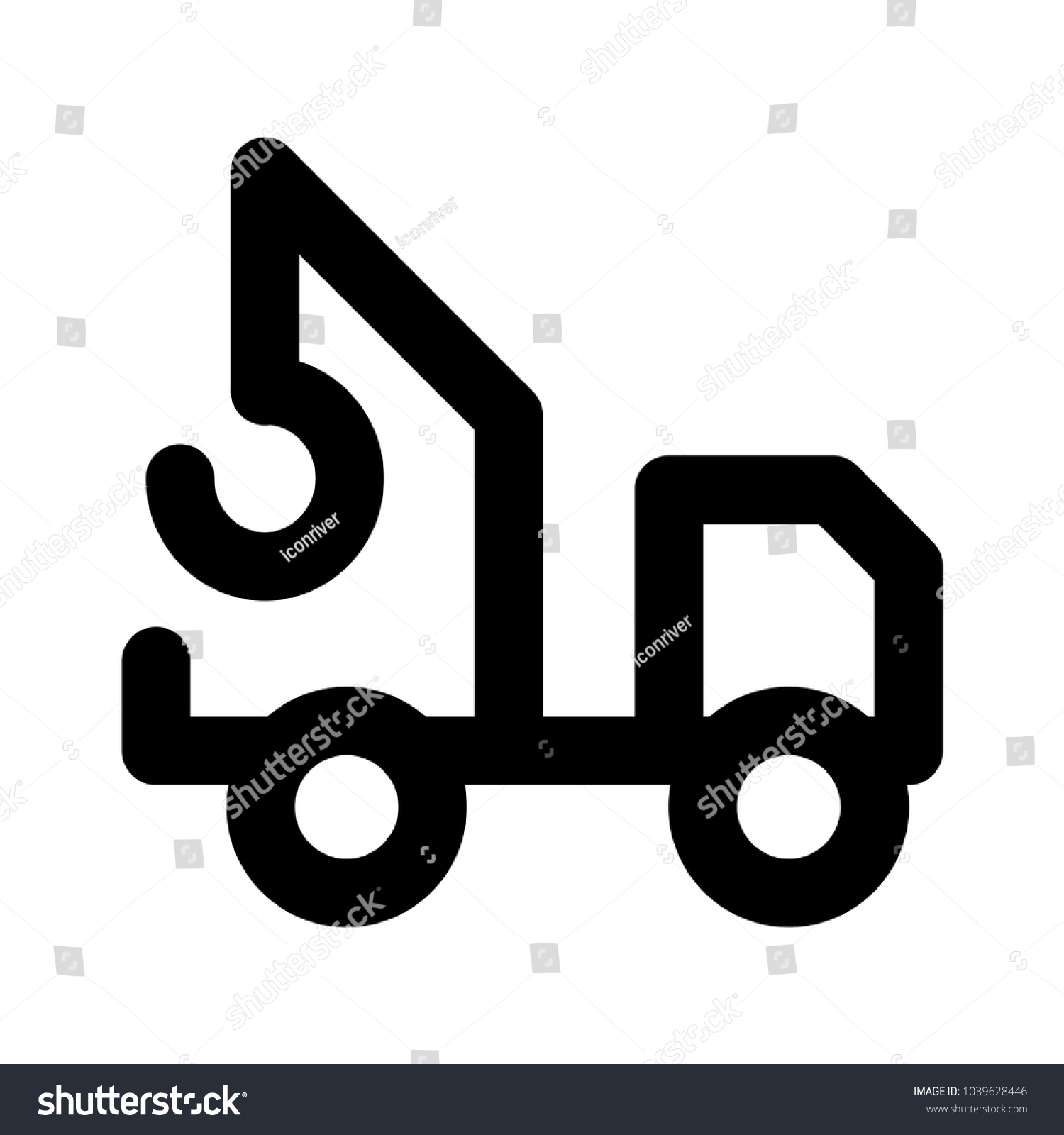 Truck Carry Loader Stock Vector (Royalty Free) 1039628446 | Shutterstock